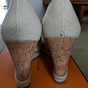 Arturo Chiang | Shoes | Linen Color Wedges | Poshmark